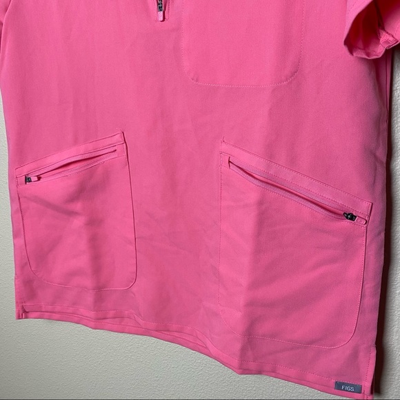Figs | Tops | Figs Nata Top S Neon Pink | Poshmark
